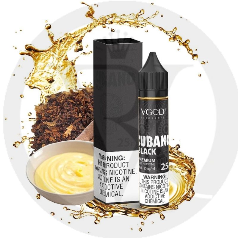 VGOD SALTNIC CUBANO BLACK 30ML BEST ONLINE SHOP UAE