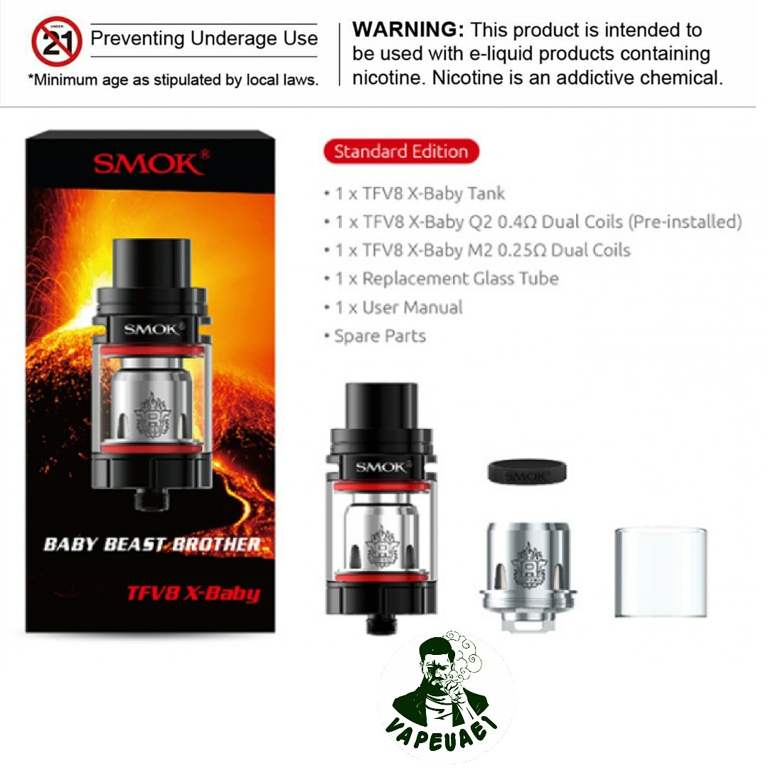SMOK TFV8 X-Baby Beast Tank » Smok Best Vape Shop In UAE