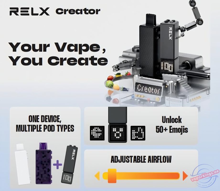 Relx Creator Starter Kit 15000 Puffs Disposable Vape In UAE